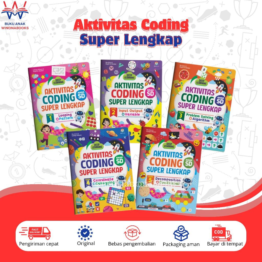 Jual Aktivitas Coding Super Lengkap: belajar coding mudah tanpa perlu ...
