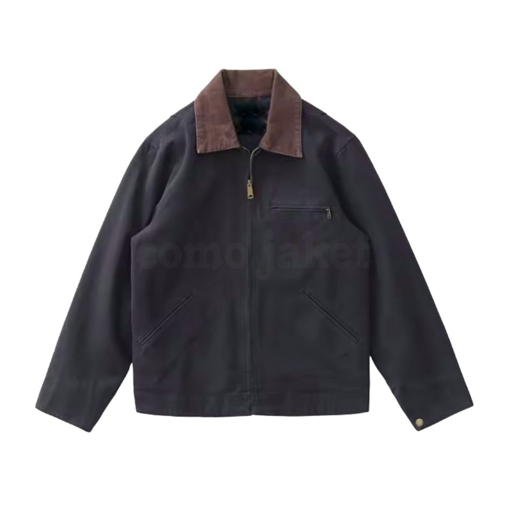 Jual COSMO Jaket Detroit Kanvas Pria Work Jaket Comfy Boxy | Shopee ...