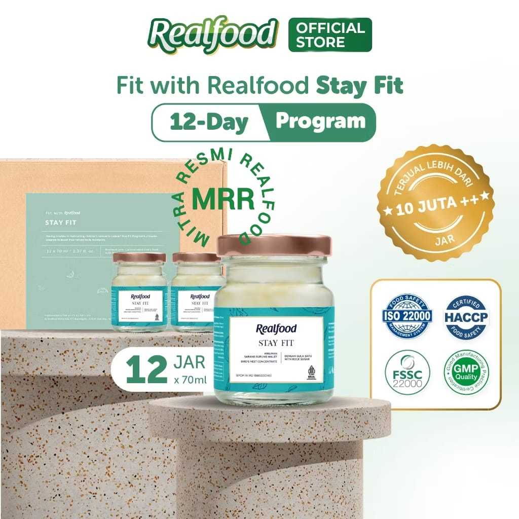 Jual Realfood Stay Fit 6 Botol & 12 Botol Diskon Harga ( Minuman Sarang Burung Walet ) MRR ...