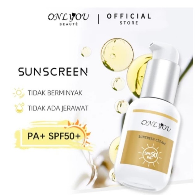 Jual ONLYOU Sunscreen SPF50+ PA+ Oil Control wajah Sunscreen Cream ...