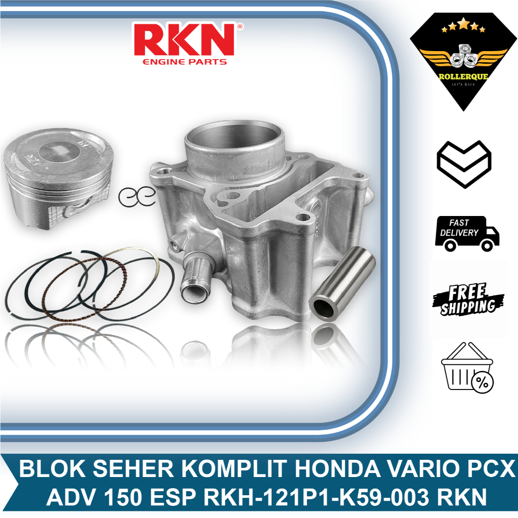 Jual Blok Seher Boring SET Cylinder Comp Vario PCX ADV 150 eSP CBS ABS ...