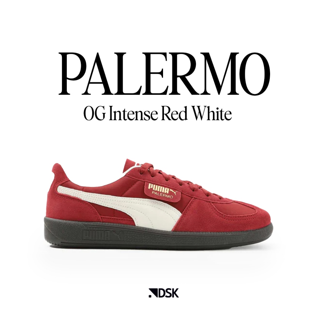 Jual Sepatu Palermo OG Intense Red White 100% Original Authentic ...