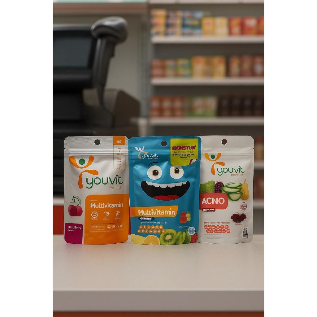 Jual Youvit Acno Gummy-Youvit Multivitamin Gummy-Youvit Multivitamin ...