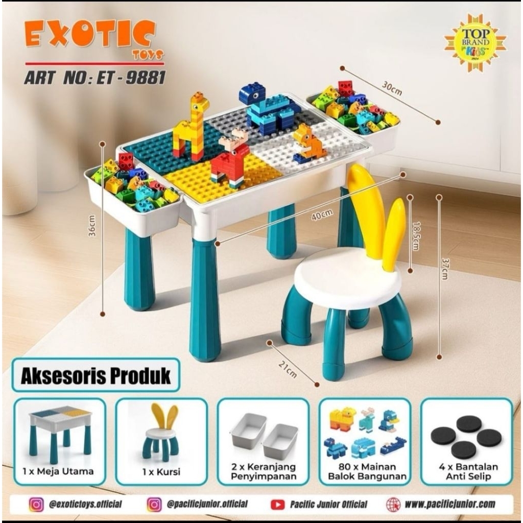 Jual Meja Lego EXOTIC ET-9881 | Shopee Indonesia