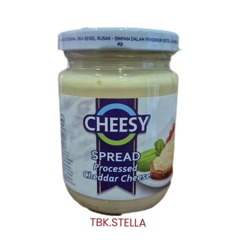 Jual CHEESY CHEDDAR CHEESE SPREAD KEJU OLES (240 GR) | Shopee Indonesia