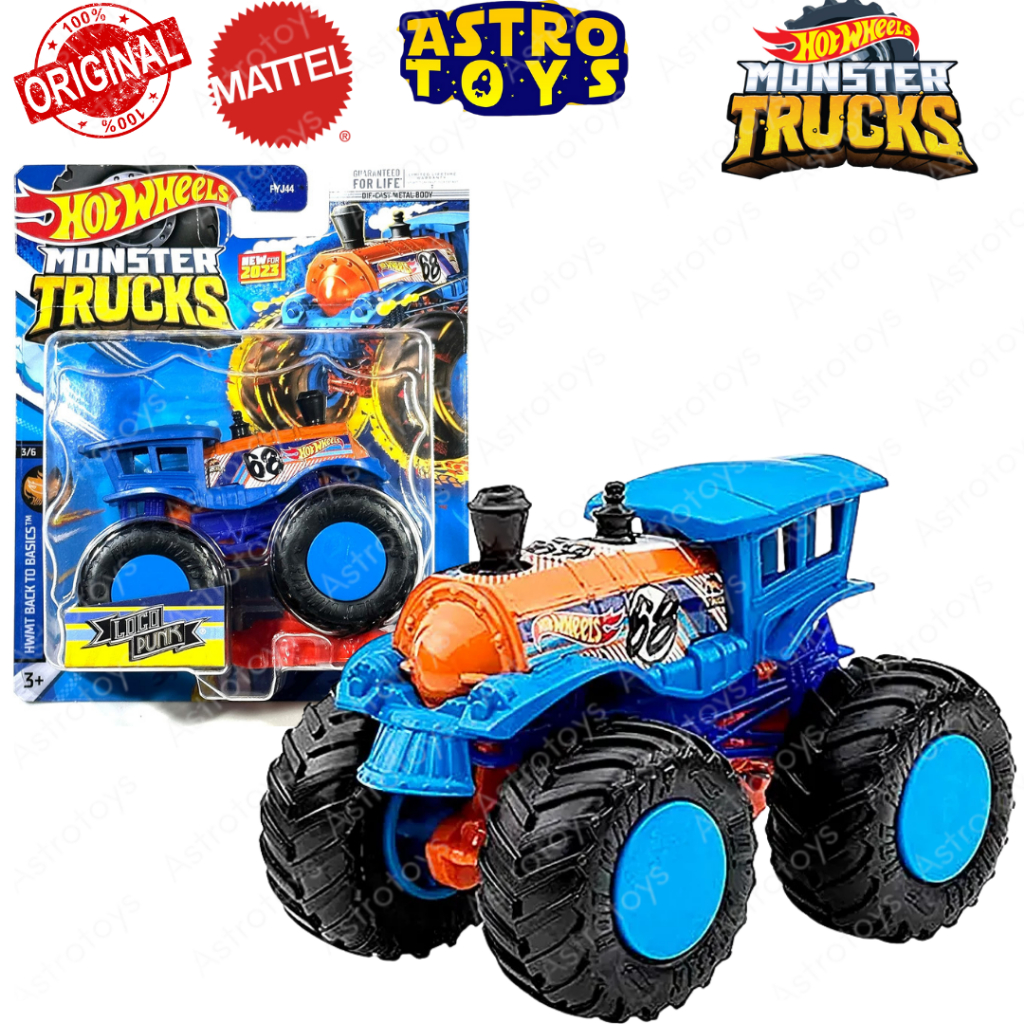 Jual Hot Wheels Monster Truck Loco Punk Biru 1:64 / Mainan Anak Diecast ...
