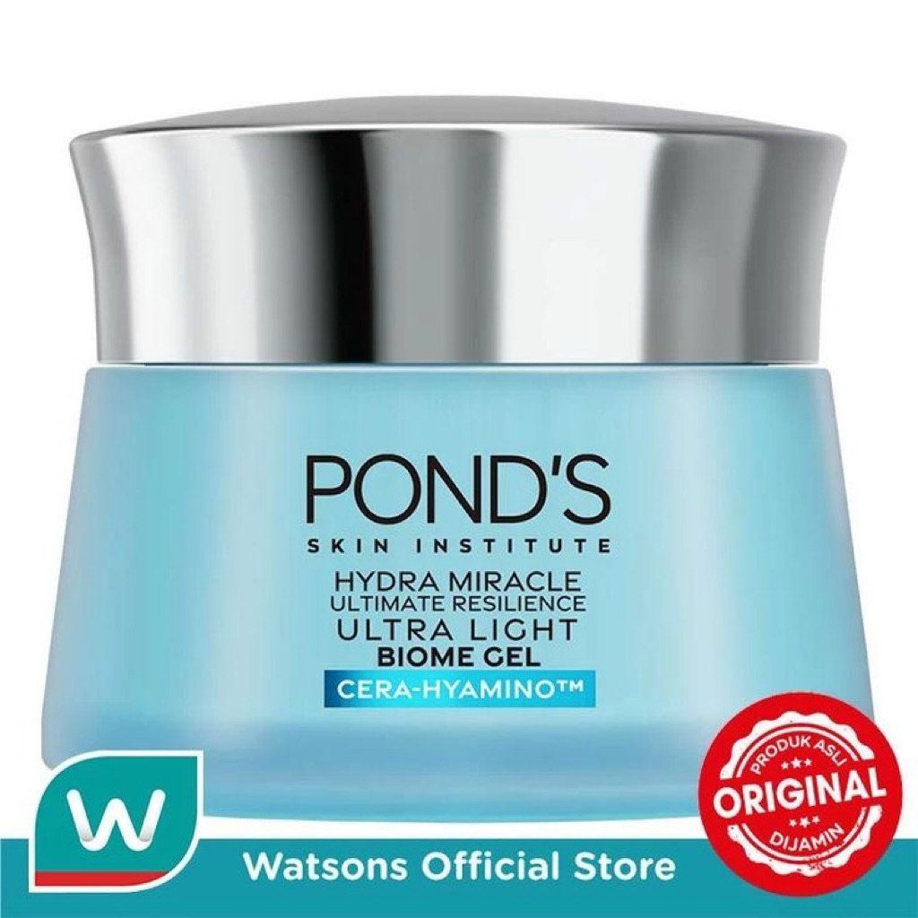 Jual PONDS HYDRA MIRACLE ULTRA LIGHT BIOME GEL - HYDRATING MOISTURIZER ...