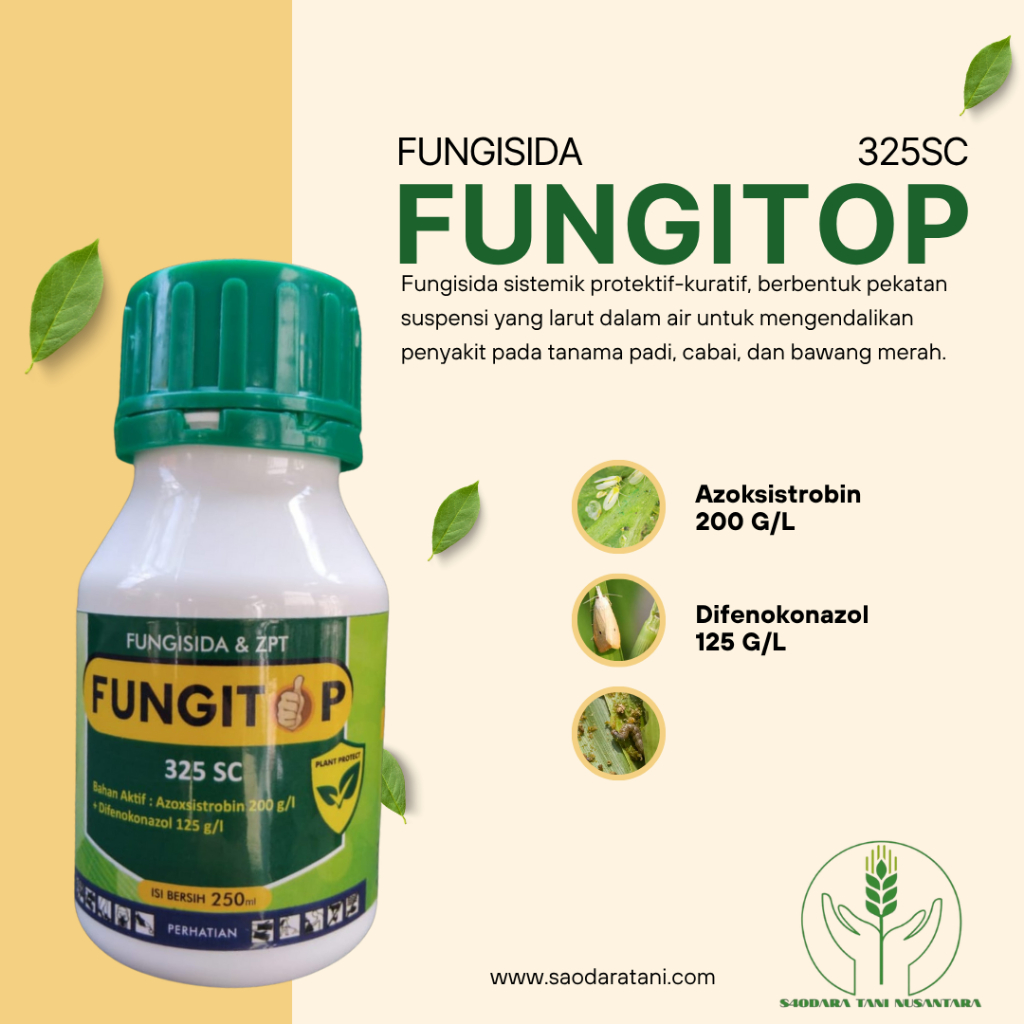 Jual Fungisida FUNGITOP 325SC | 250ML | Promo Beli 3 Gratis 1 ...
