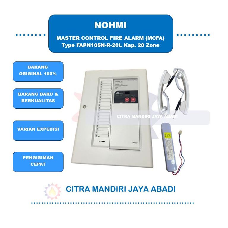 Jual MCFA Nohmi 20 Zone FAPN105N-R | Shopee Indonesia