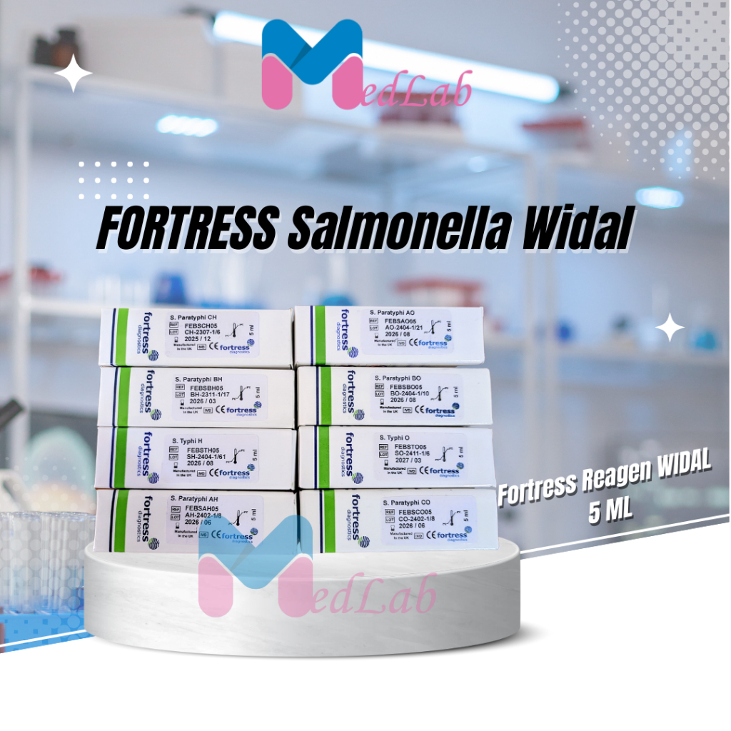 Jual Reagen Widal Fortress Salmonella Para Typhi per vial @5ml | Shopee ...