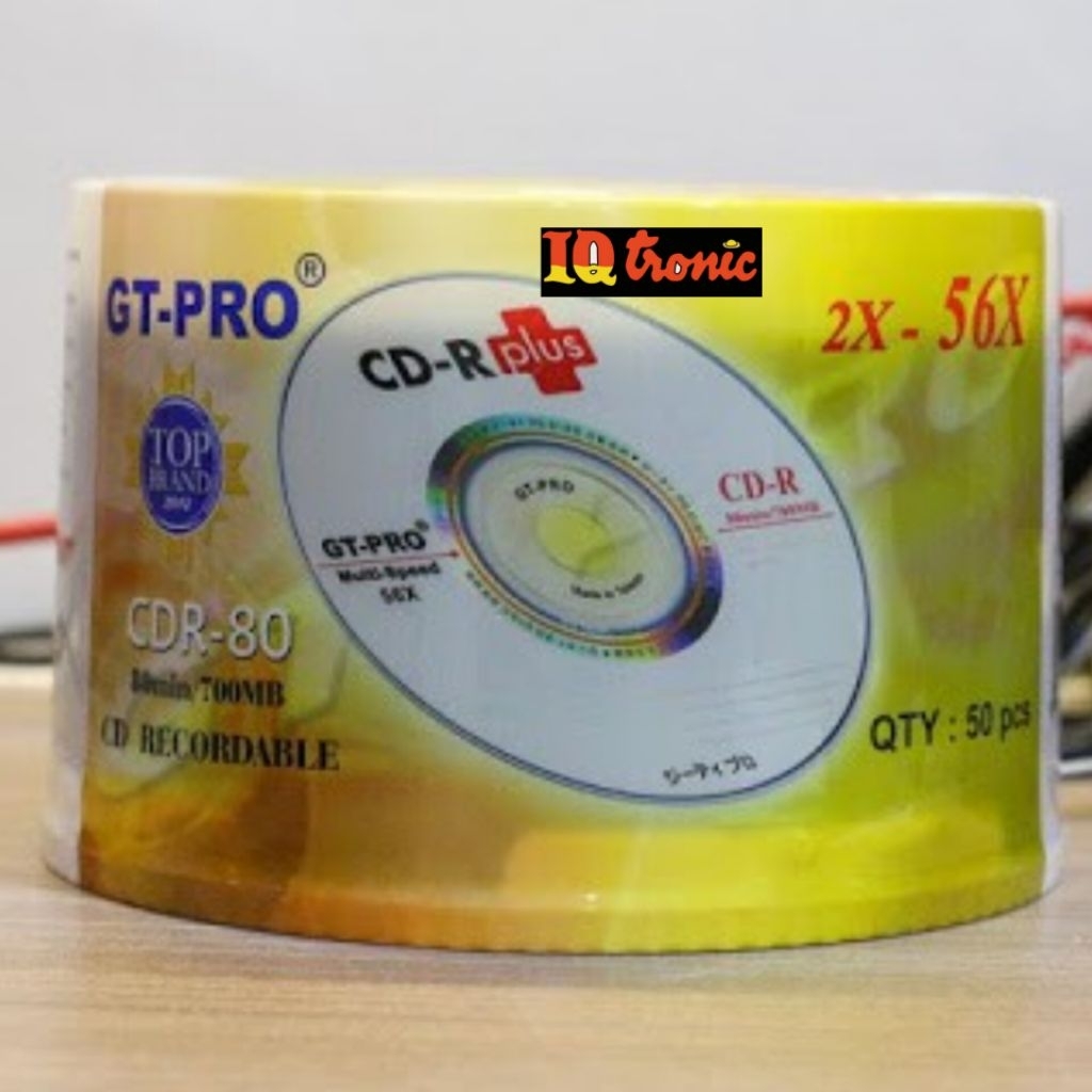 Jual CD-R GT-PRO Plus (50pcs/Cone) | Shopee Indonesia