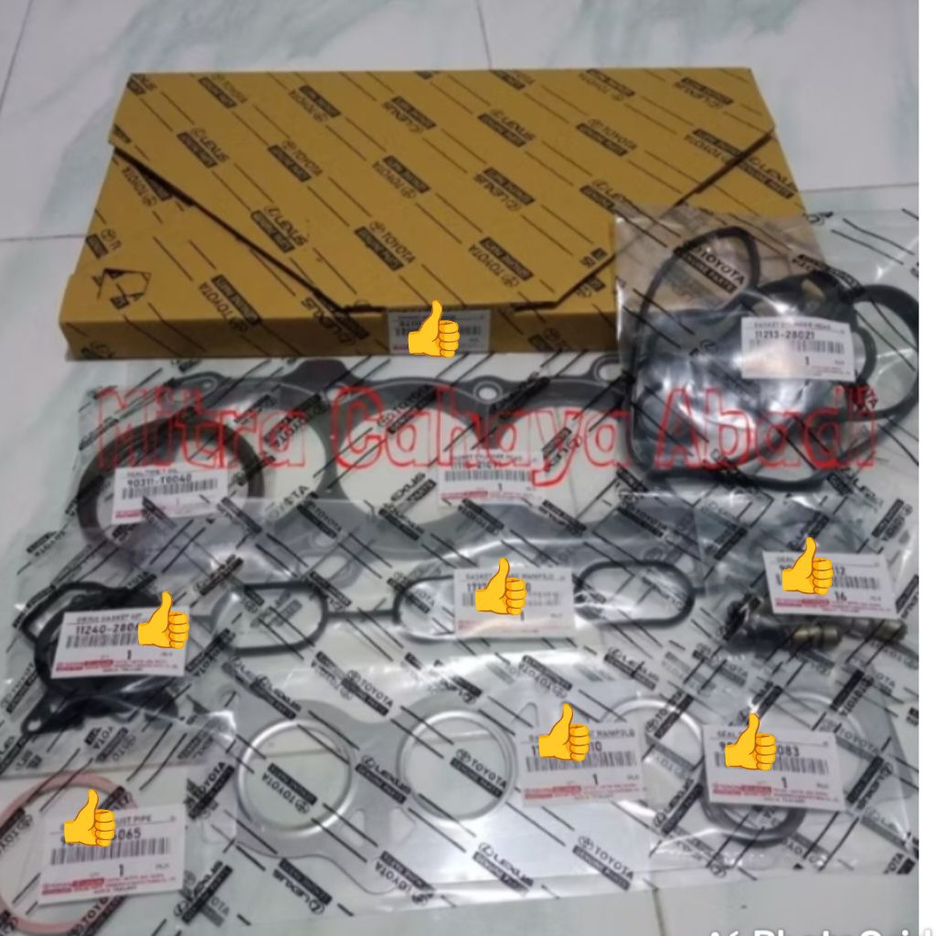 Jual Paking set packing full set Toyota camry alphard Harrier 2.4 2.400cc 2400cc original JAPAN ...