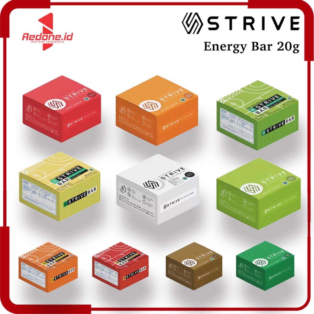 Jual Strive Energy Bar 20g - Suplemen Olahraga BPOM Halal | Shopee ...