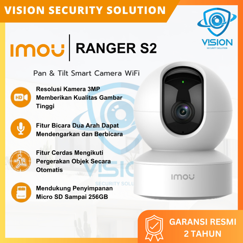 Jual Imou Ranger S2 4MP Indoor QHD Smart Color CCTV IP Pan & Tilt ...