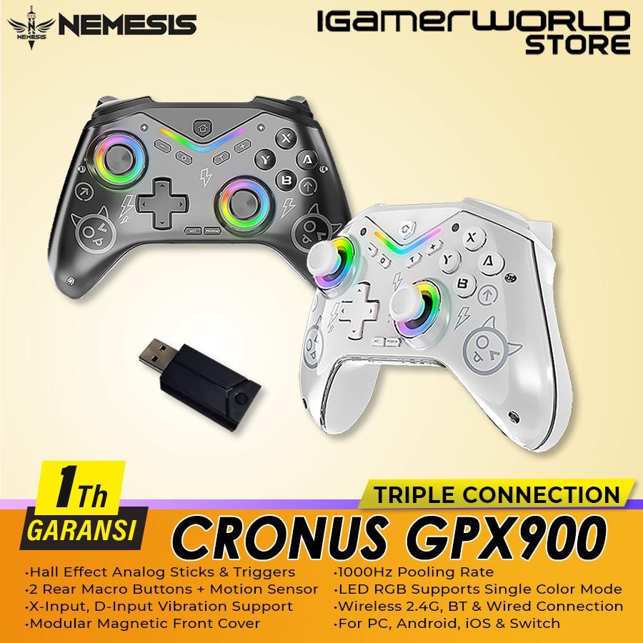 Jual Gamepad Joystick NYK GPX900 Cronus Wireless Gaming Triple Connection Hall Effect - PC ...