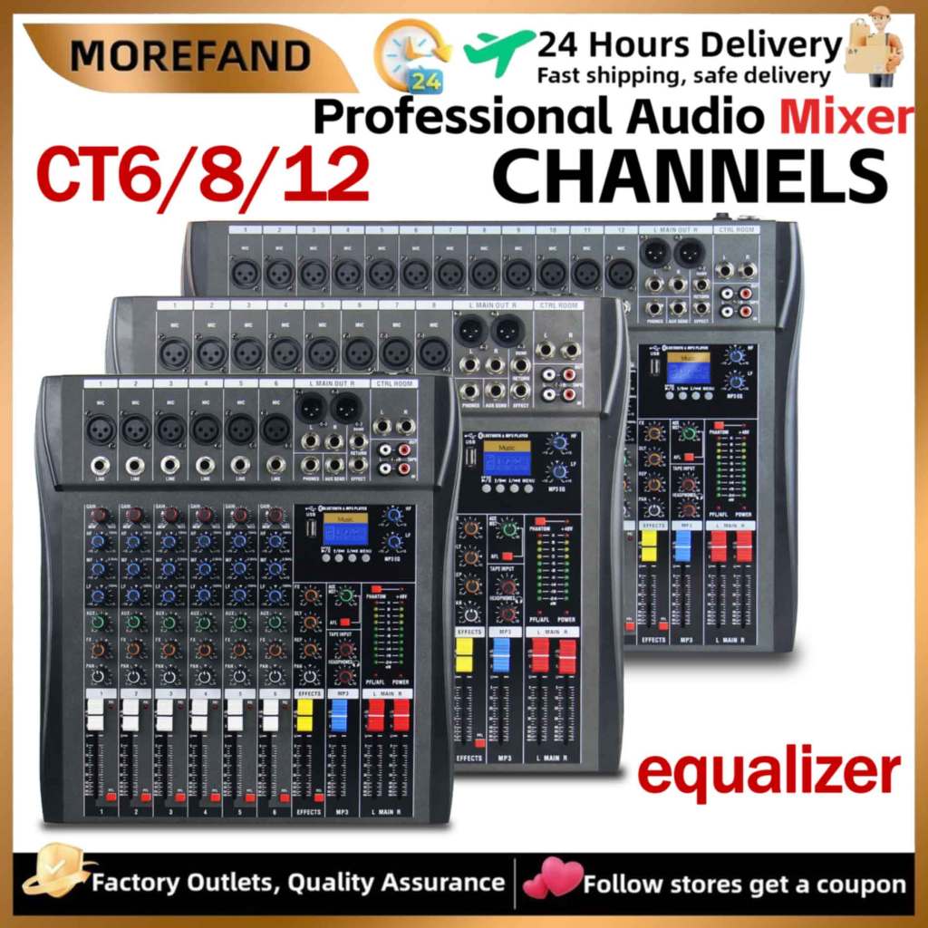 Jual Mixer Audio CT60/80/F4/F7 USB/Electro Bluetooth 16DSP 4 / 7 ...