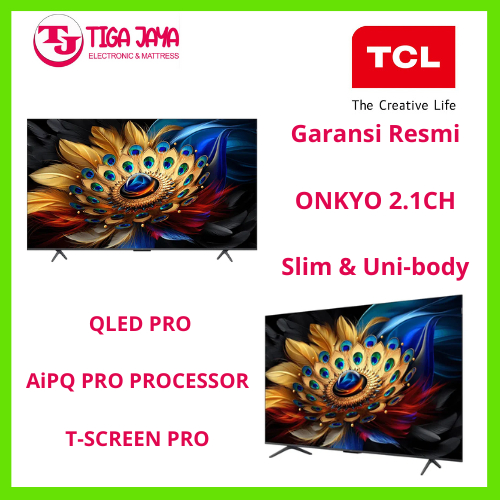 Jual TCL 50C655 QLED TV 50 INCH 4K UHD GOOGLE TV TCL C655 QLED TV ...