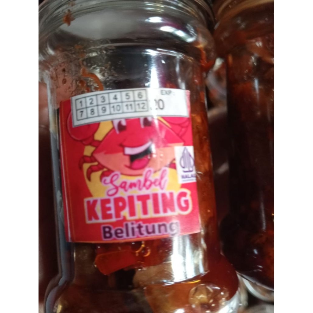 Jual sambal daging kepiting .lezat | Shopee Indonesia