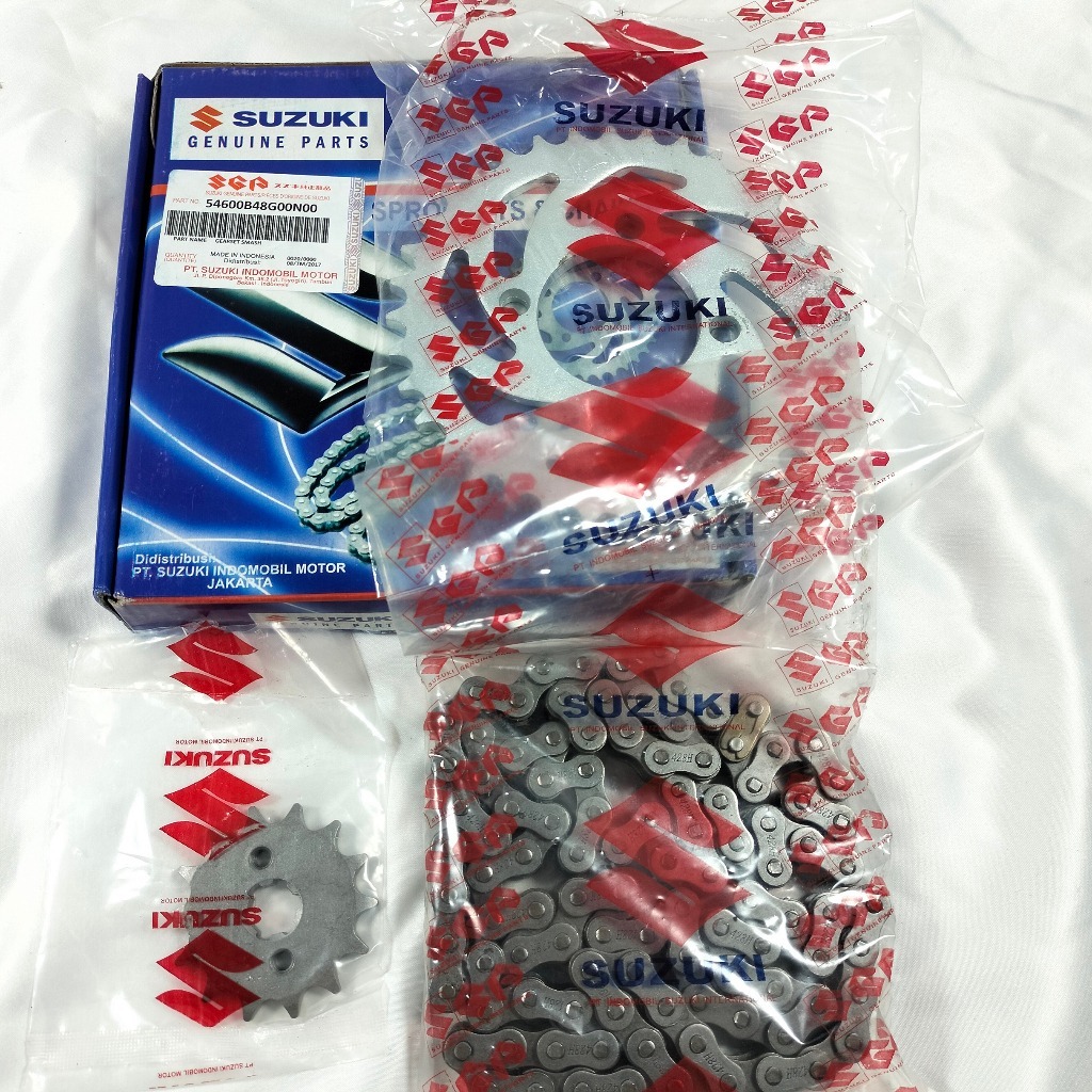 Jual GEAR SET SUZUKI SMASH LAMA / SMASH NEW / SMASH TITAN / SHOGUN 110 - 125 SGP | Shopee Indonesia