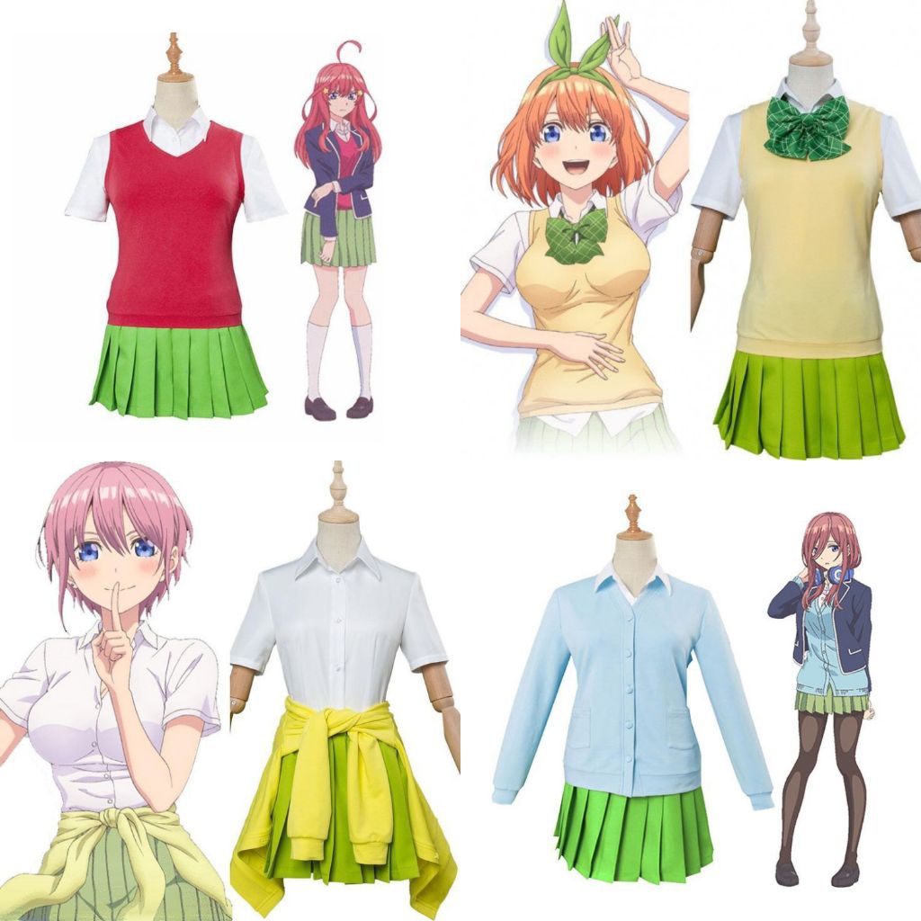 Jual (ifloow.id) Rok Drill Costume GoToubun no Hanayome | Nakano ...
