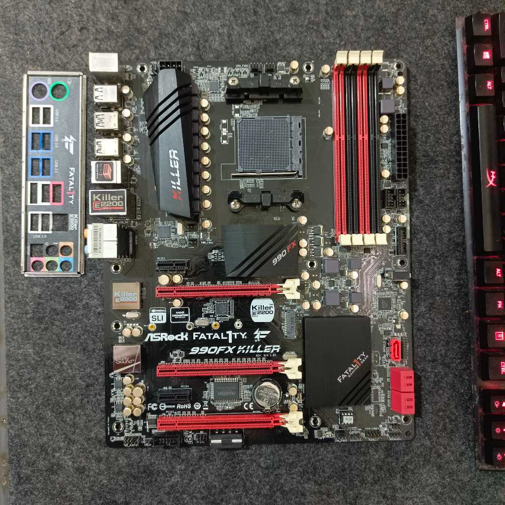 Jual Motherboard Gaming Asrock Fatal1ty Killer 990FX AMD Socket AM3 ...