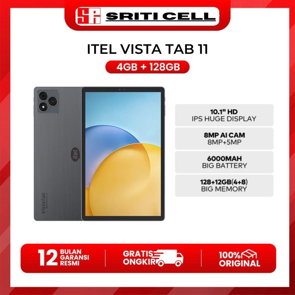 Jual ITEL VISTA TAB 11 RAM 4/128 GARANSI RESMI | Shopee Indonesia