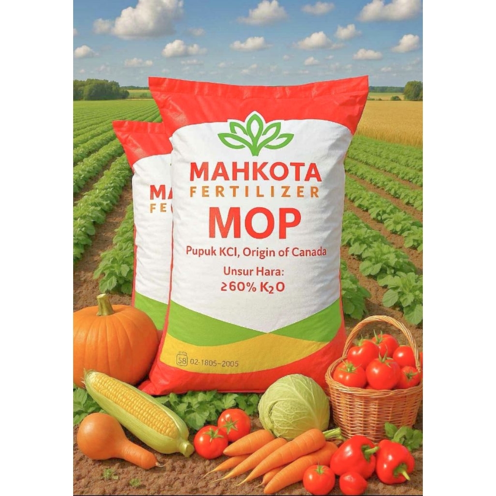 Jual Pupuk MOP / KCL Mahkota 50kg 100% Original | Shopee Indonesia