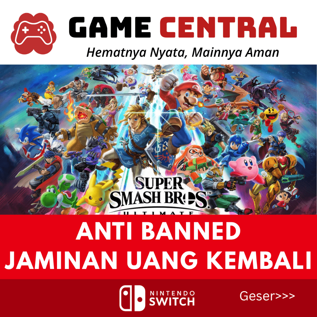 Jual Super Smash Bros Ultimate Nintendo Switch Digital Game | Shopee Indonesia
