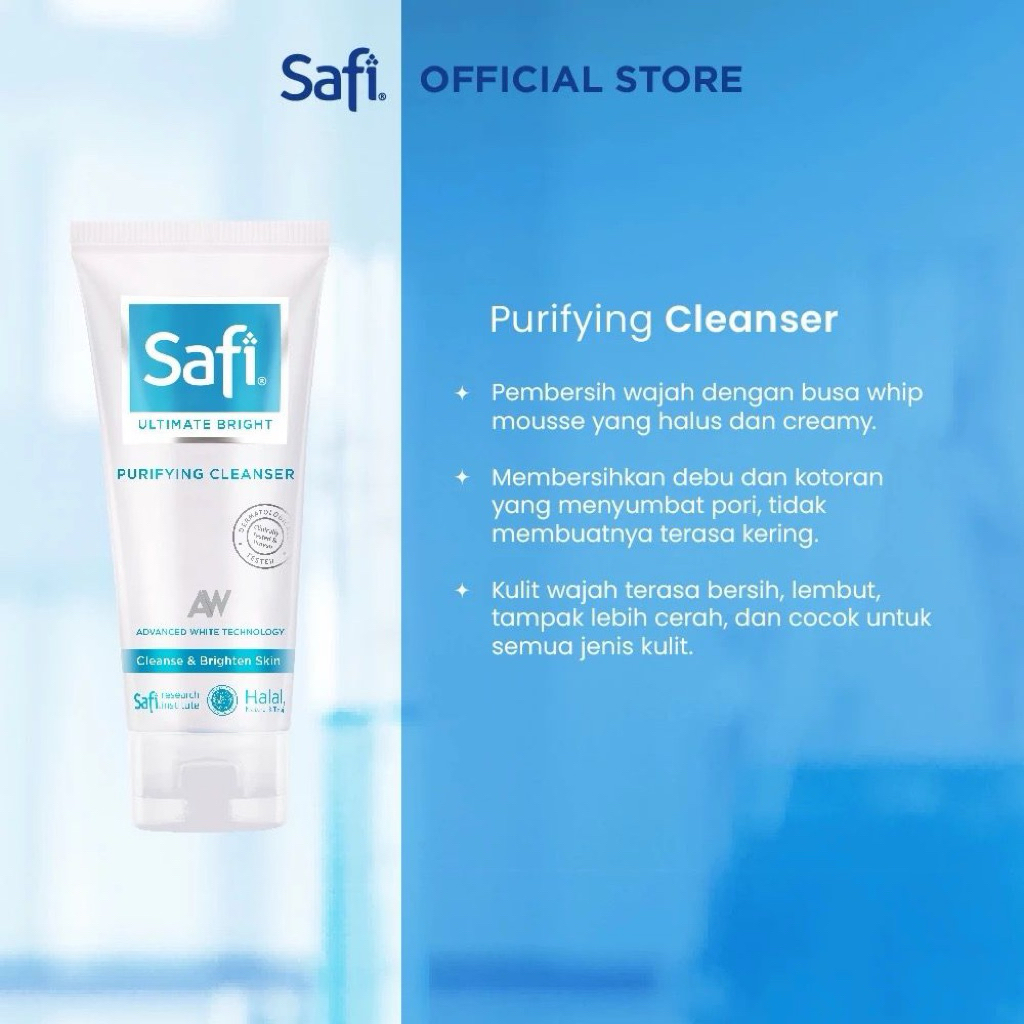 Jual SAFI FACIAL WASH 100 ML ORIGINAL 100% EXP 2027&2029 ACNE ULTIMATE ...