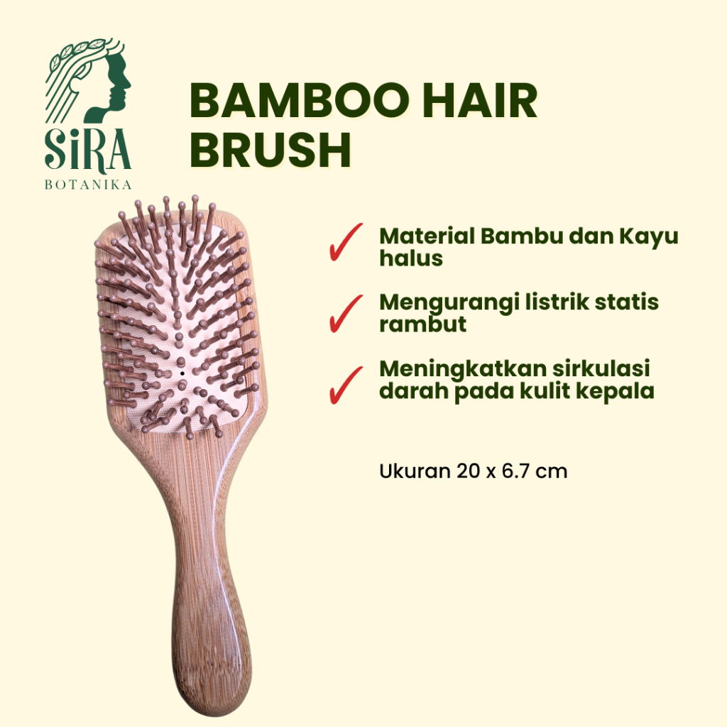 Jual Sisir Rambut Bahan Kayu dan Bambu | Shopee Indonesia