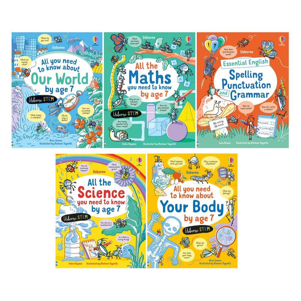 Jual Buku STEM All You Need To Know by Age 7 / Buku Science for ...