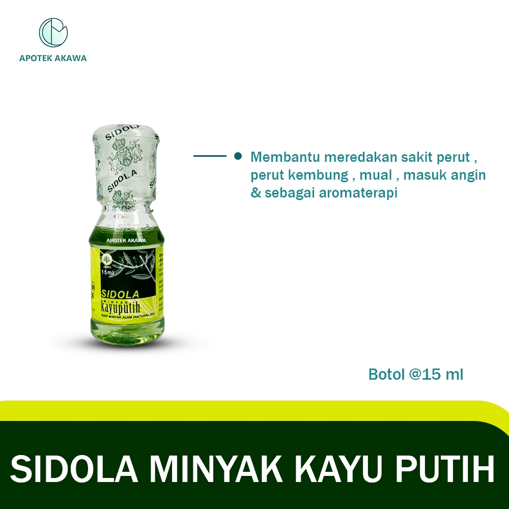Jual SIDOLA MINYAK KAYU PUTIH / MINYAK ANGIN / APOTEK AKAWA | Shopee ...
