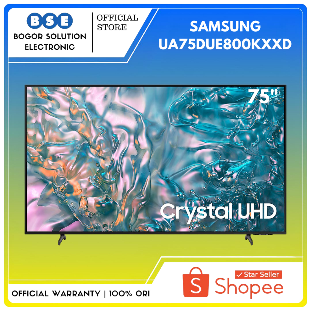Jual TV Samsung 75 Inch DUE800 Crystal UHD 4K Smart TV 75 Inci 75DUE800 ...
