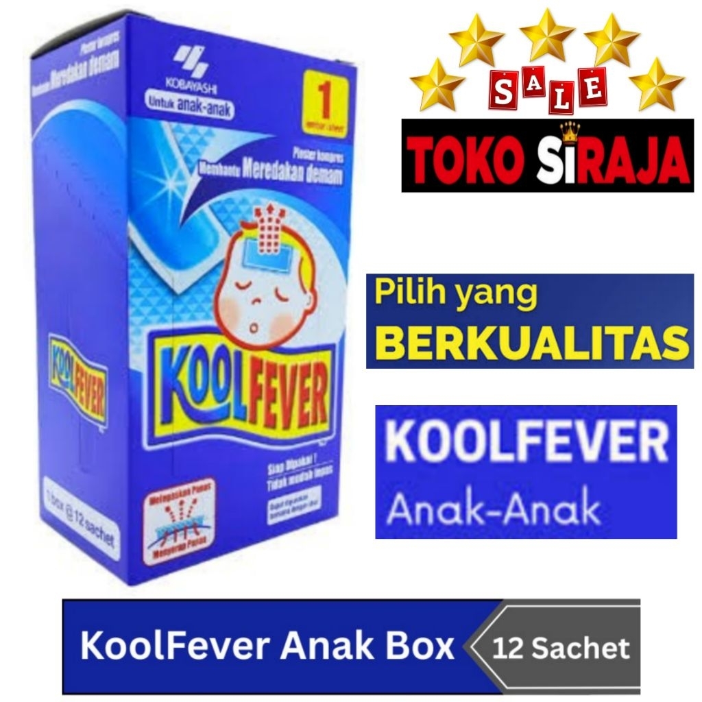 Jual 1 BOX KOOL FEVER ANAK ISI 12 SACHET / KOOLFEVER ANAK 1 BOK 12 ...