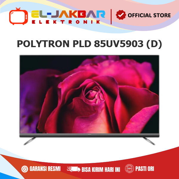 Jual POLYTRON PLD-85UV5903 4K UHD LED SMART TV 85 INCH | Shopee Indonesia
