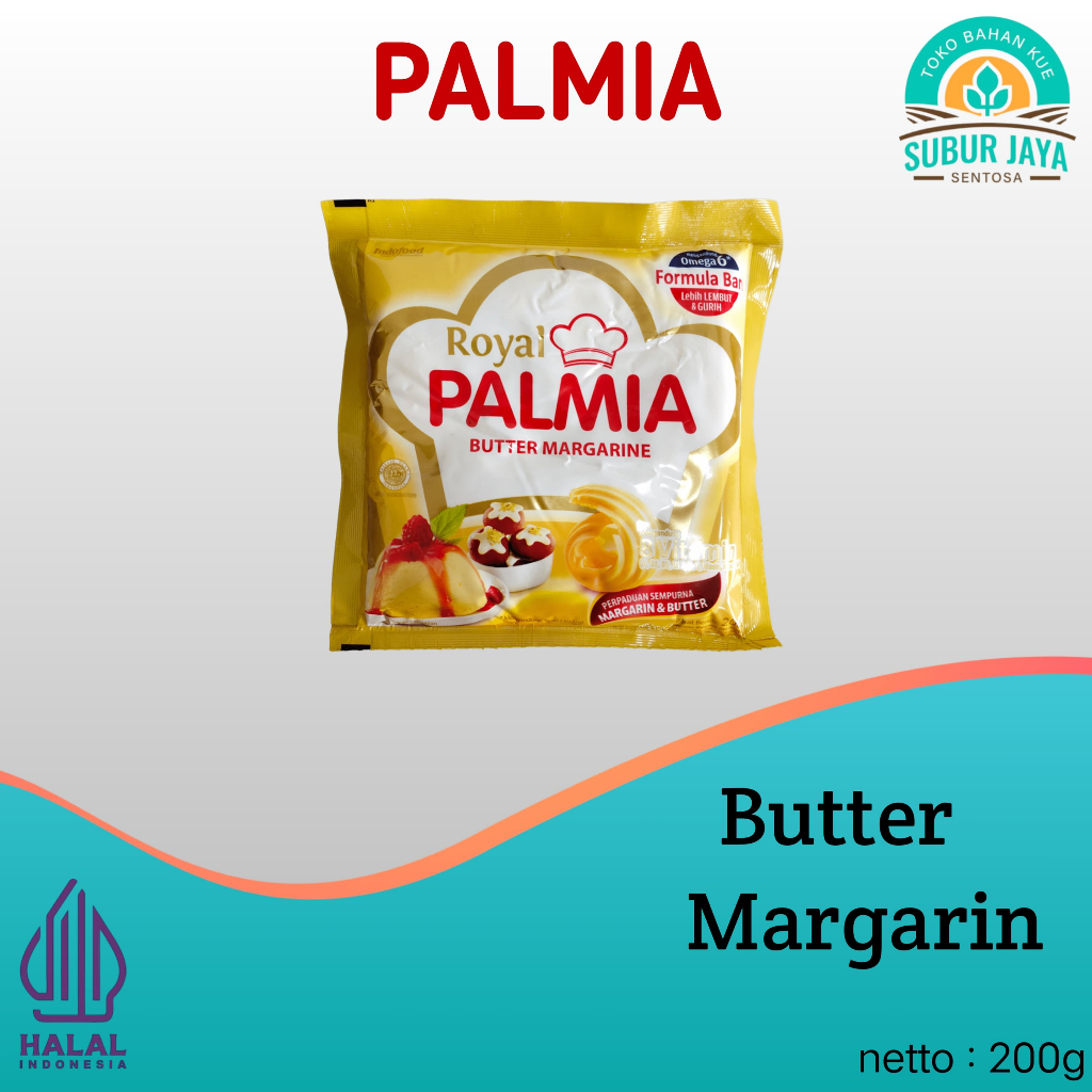 Jual ROYAL PALMIA BUTTER MARGARINE 200 GR / BUTER MARGARIN SACHET 200GR ...