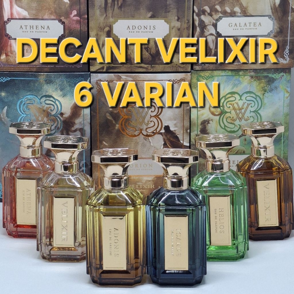 Jual set decant 6 varian velixir | Shopee Indonesia