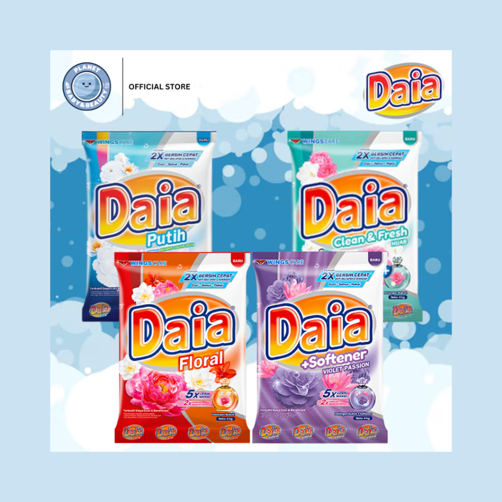 Jual Daia Detergen Bubuk 4kg | Shopee Indonesia