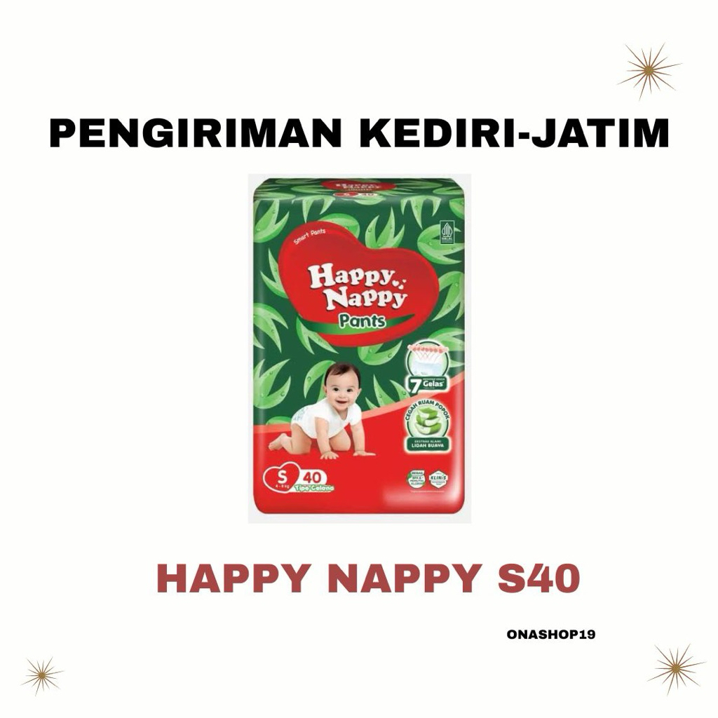 Jual HAPPY NAPPY PANTS S40/M32 | Shopee Indonesia