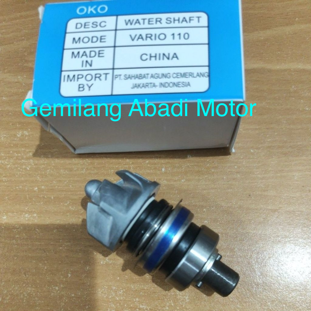 Jual ONLY WATER PUMP ONLY VARIO 110 KVB WATER SHAFT VARIO 110 GA1229 ...