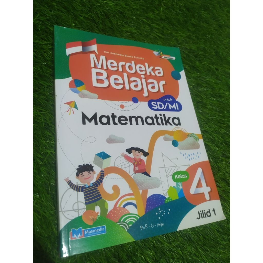 Jual Buku Matematika Kelas 4 SD kurikulum merdeka penerbit Masmedia Jilid 1 | Shopee Indonesia