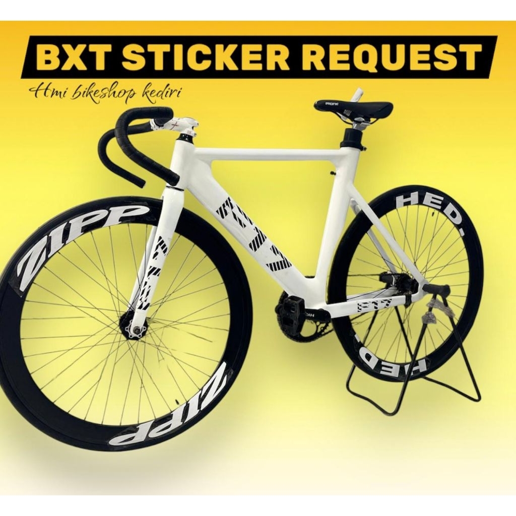 Jual Sepeda fixie BXT sticker F17 bisa request | Shopee Indonesia