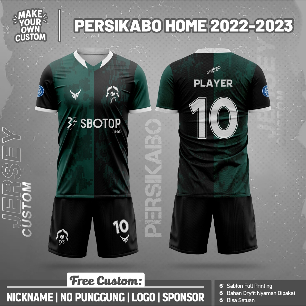 Jual PERSIKABO HOME 2022-2023 JERSEY INDONESIA TERBAIK (free custom ...