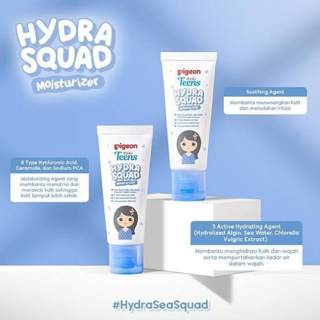 Jual PIGEON TEENS - HYDRA SQUAD MOISTURIZER - ACNE RANGER MOISTURIZER ...