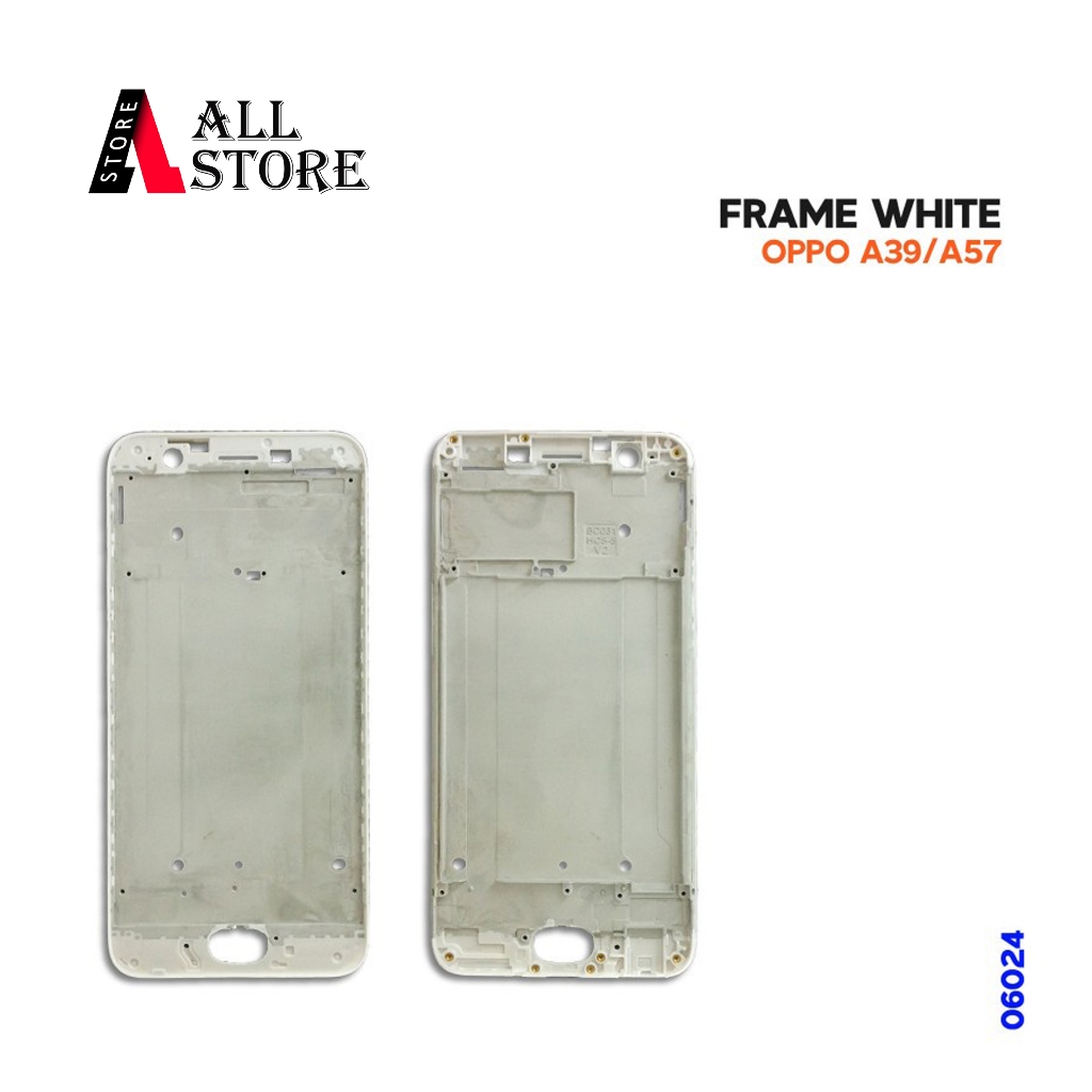 Jual Frame - Bingkai - Tulang Tengah - Frame LCD Oppo A39/A57 White ...