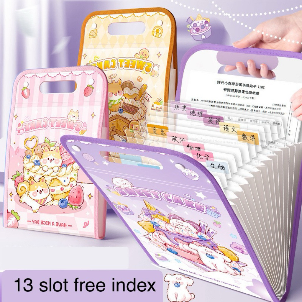 Jual AJS Organizer kertas A4/ map kertas/ dokumen keeper slot handle ...