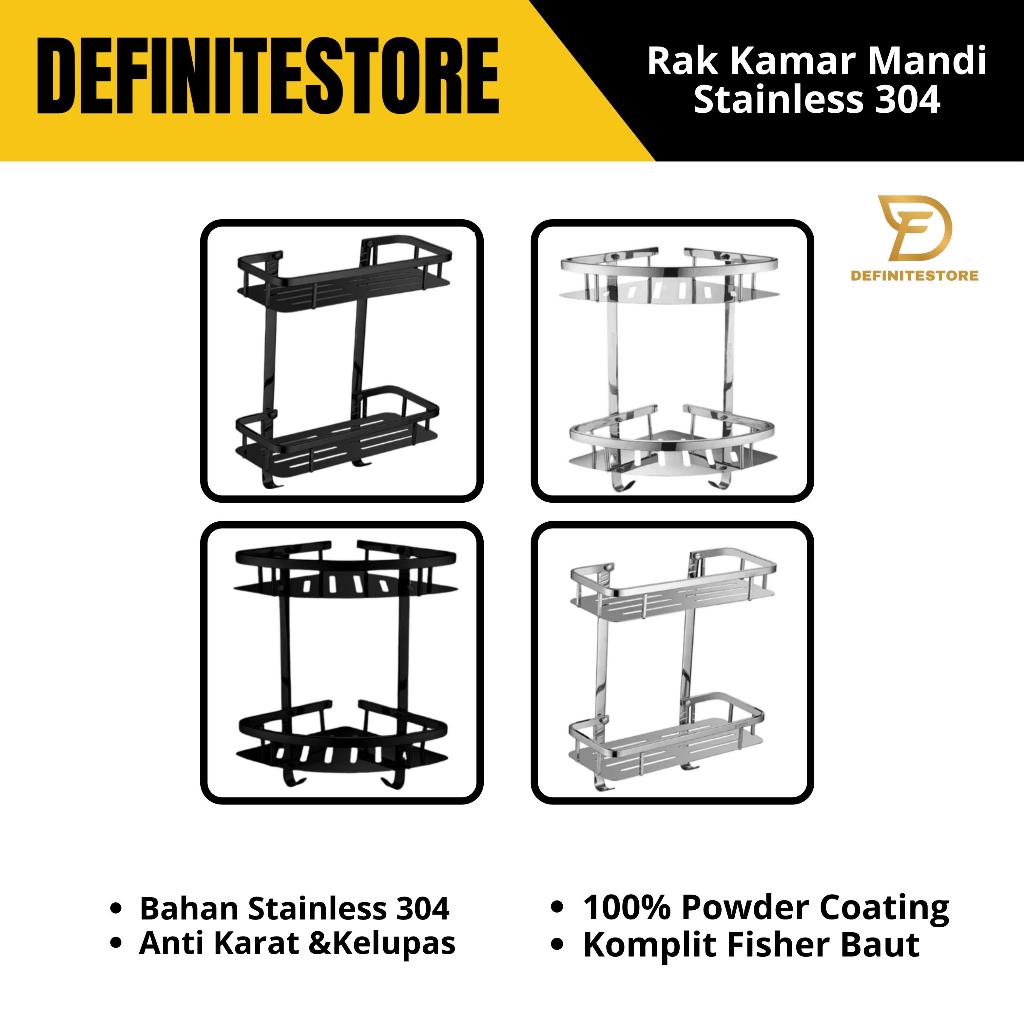 Jual Rak Sabun Kamar Mandi Rak Sudut Rak Kotak Serbaguna Single Double ...