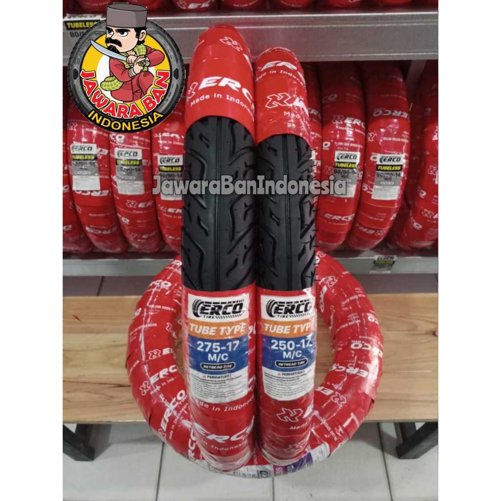 Jual Ban Motor Bebek Ring 17 Tubetype Non Tubeless Merk ERCO Motif ...
