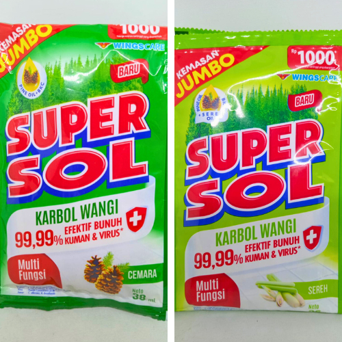 Jual Supersol Karbol Wangi Sachet / Renceng | Shopee Indonesia