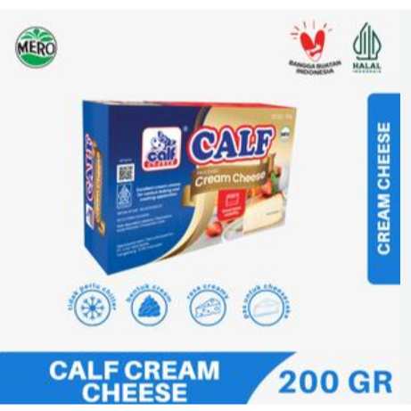 Jual Calf Cream Cheese 200gr / Cream Cheese Calf Kemasan 200gr | Shopee ...